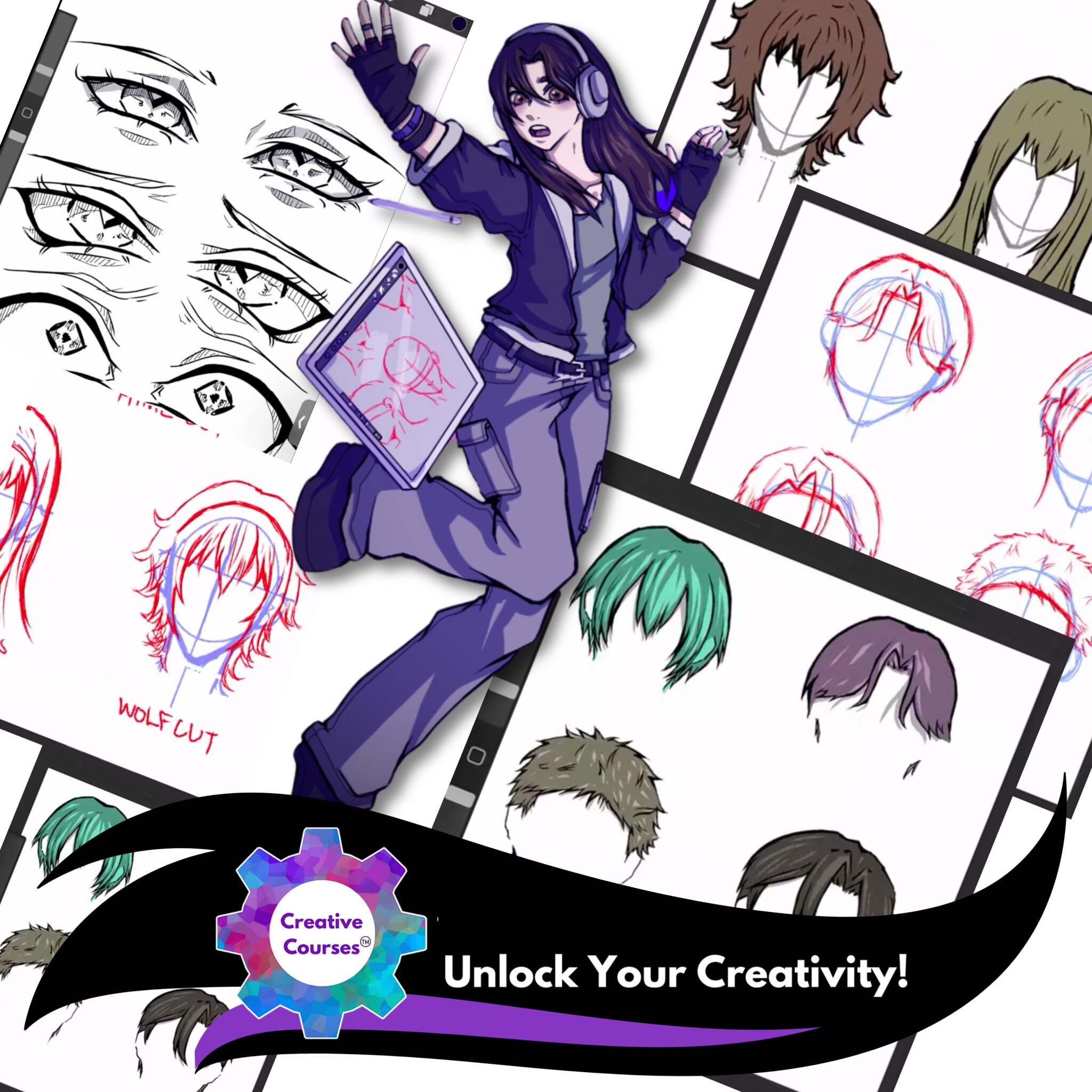 Anime & Manga Drawing Classes - Creative Courses Group